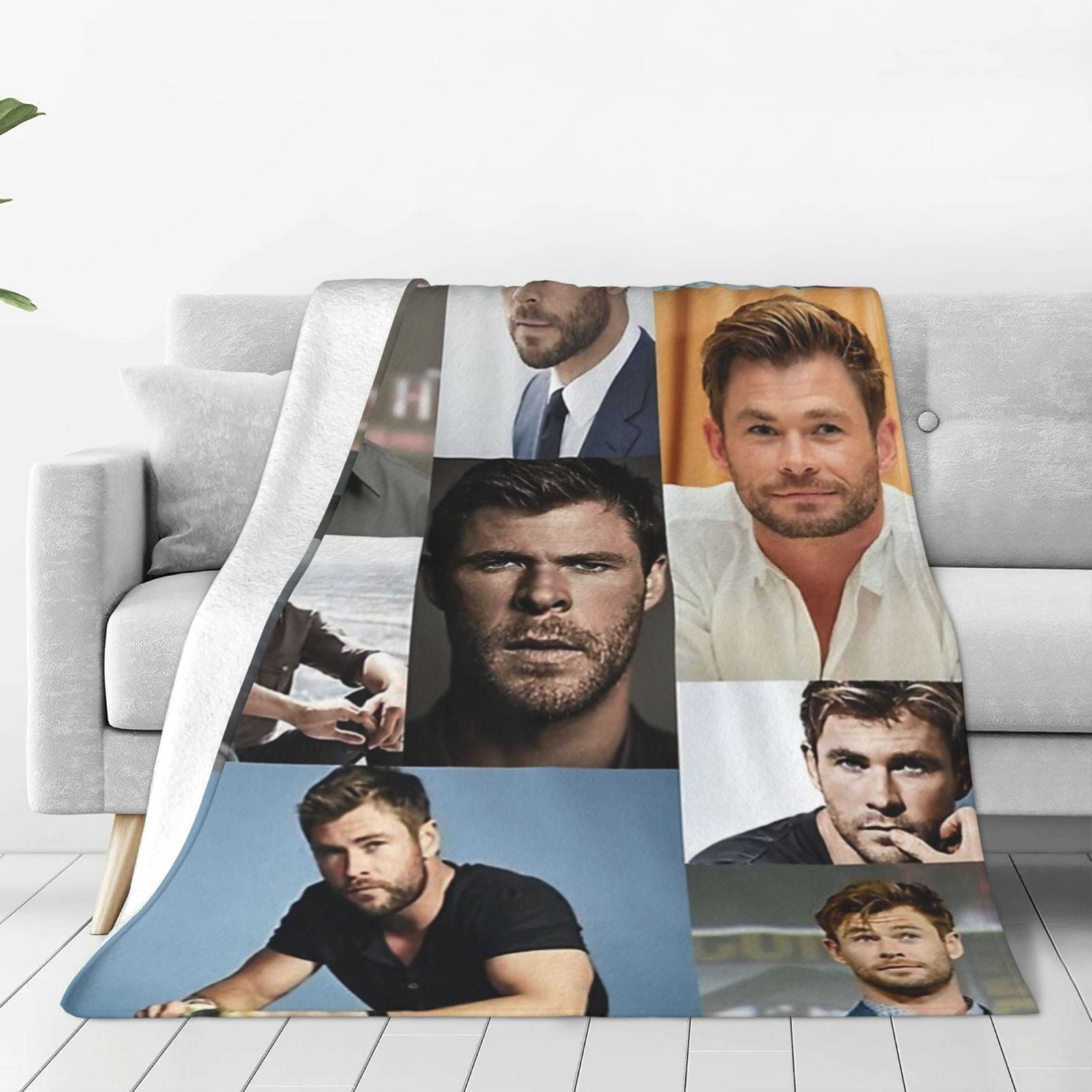 Chris Hemsworth Cute Anime Blanket, Gifts For Girls And Boys, Super ...