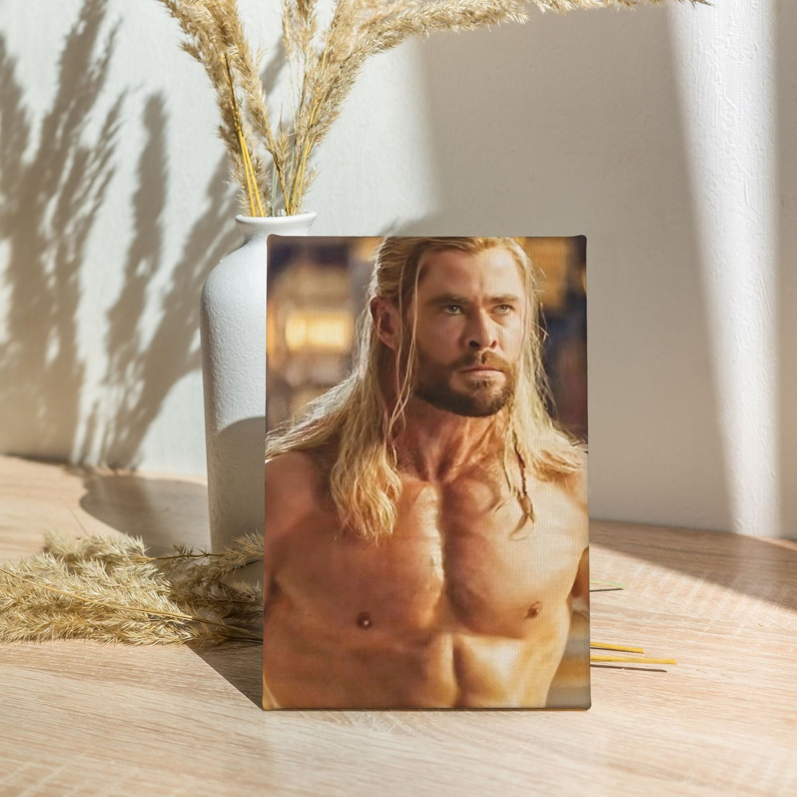 Chris Hemsworth Poster Canvas Painting Living Room Home Decorative ...