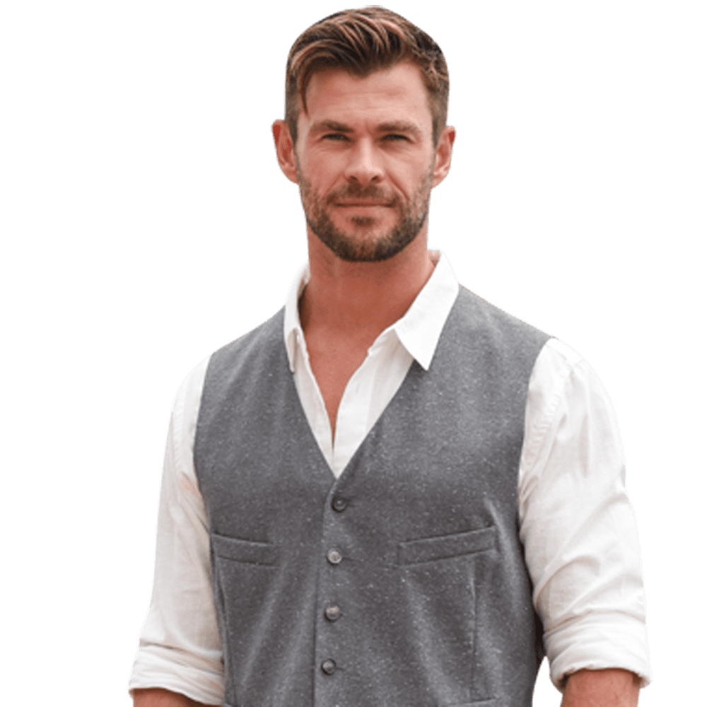 Chris Hemsworth (Waistcoat) Half Body Buddy Cutout - Walmart.com