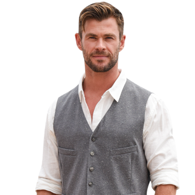 Chris Hemsworth (Waistcoat) Half Body Buddy Cutout - Walmart.com