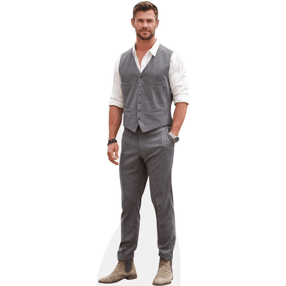 Chris Hemsworth (Waistcoat) Lifesize Cardboard Cutout Standee - Walmart.com