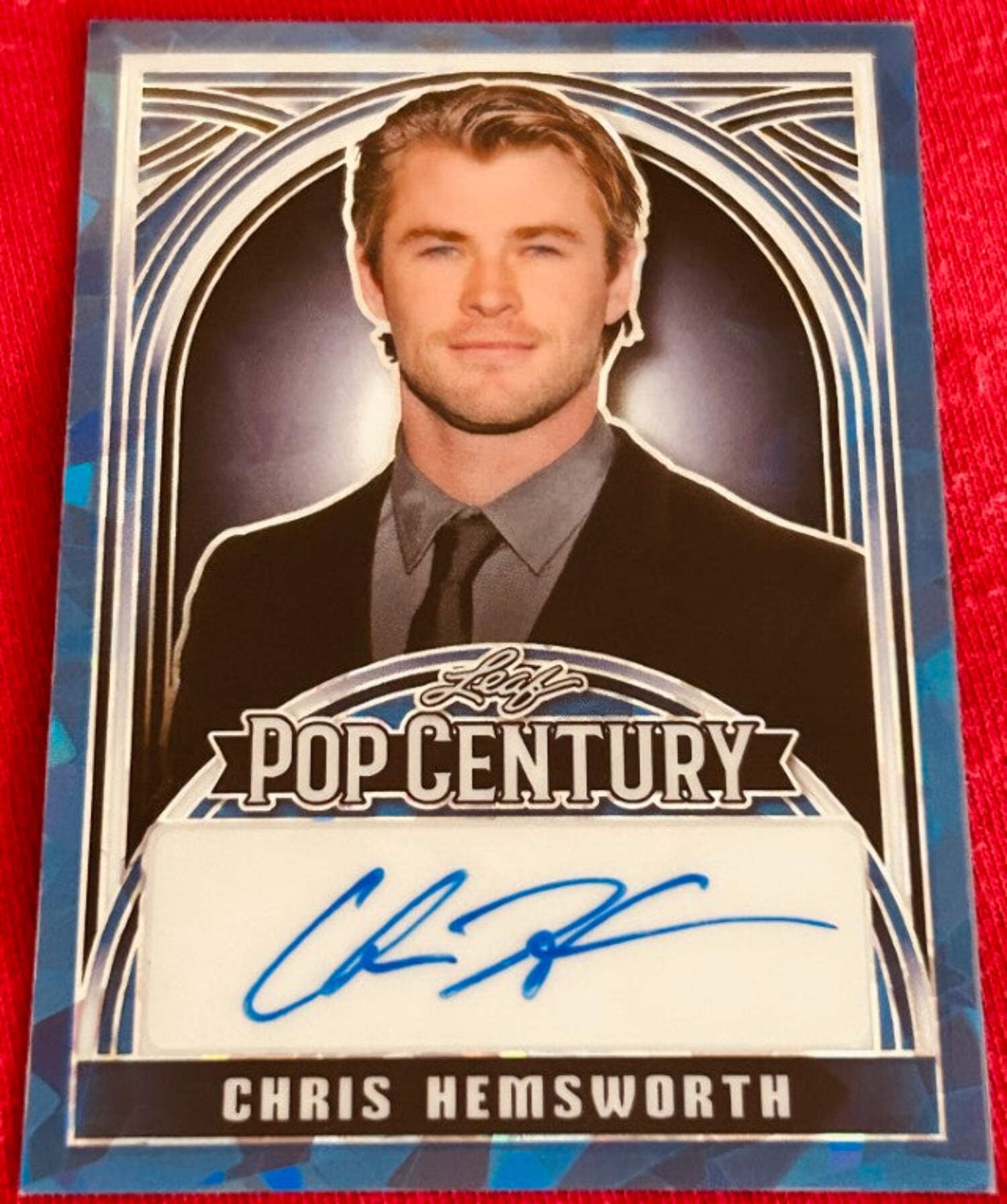 Chris Hemsworth certified autograph 2024 Leaf Pop Century card 1/1 ...
