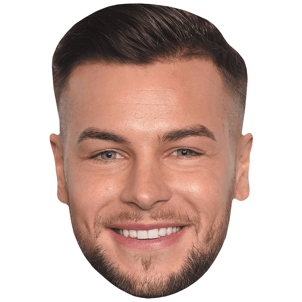 Chris Hughes (Beard) Celebrity Mask, Flat Card Face, Fancy Dress Mask ...