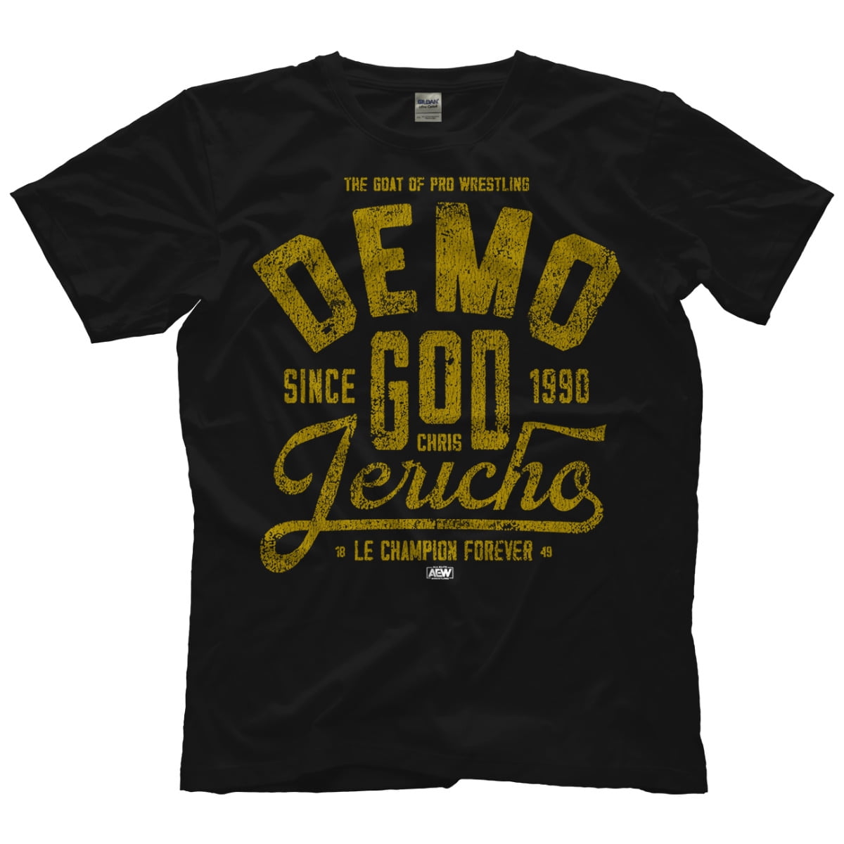 Chris Jericho - Demo God Since 1990 AEW Official T-Shirt - Walmart.com