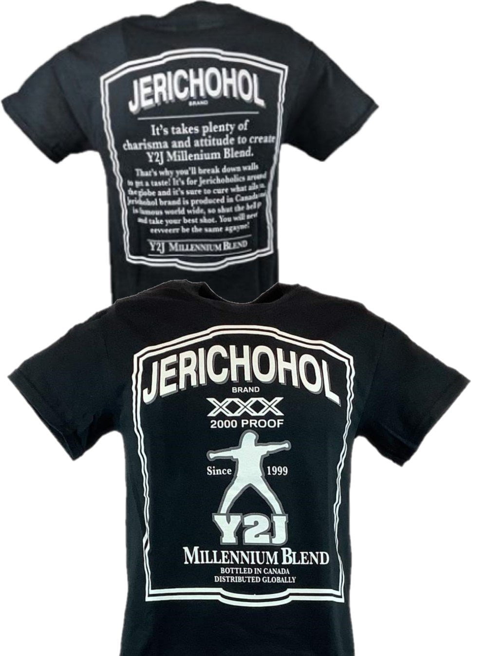 Chris Jericho Y2J 2000 Proof Jerichohol Mens T-shirt XXL - Walmart.com