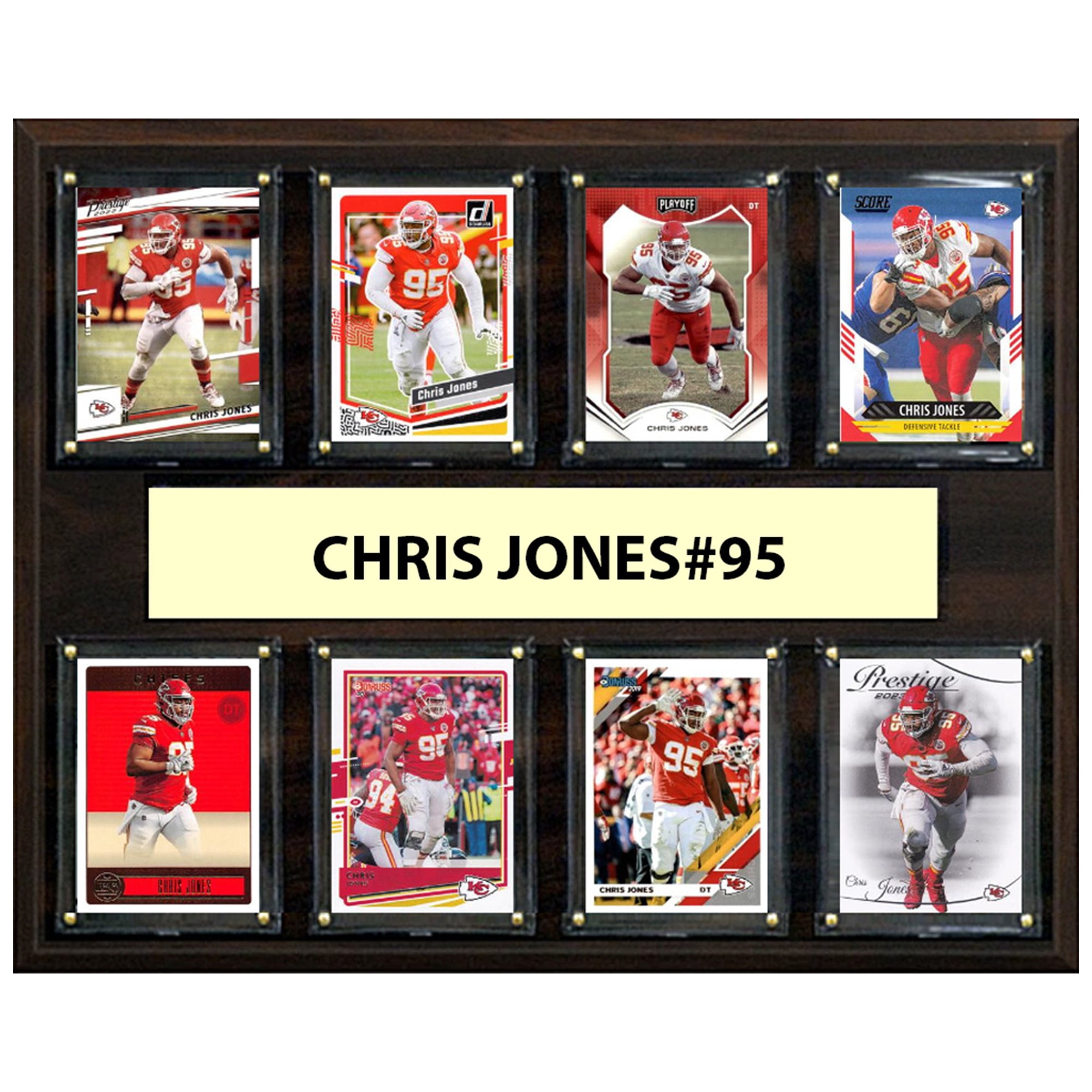 Chris Jones Kansas City Chiefs 12" x 15" Trading Card Plaque - Walmart.com