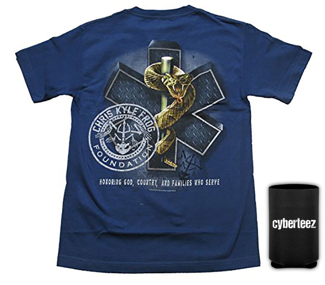Chris Kyle Frog Foundation EMS Frog Shield Logo American Sniper T-Shirt ...