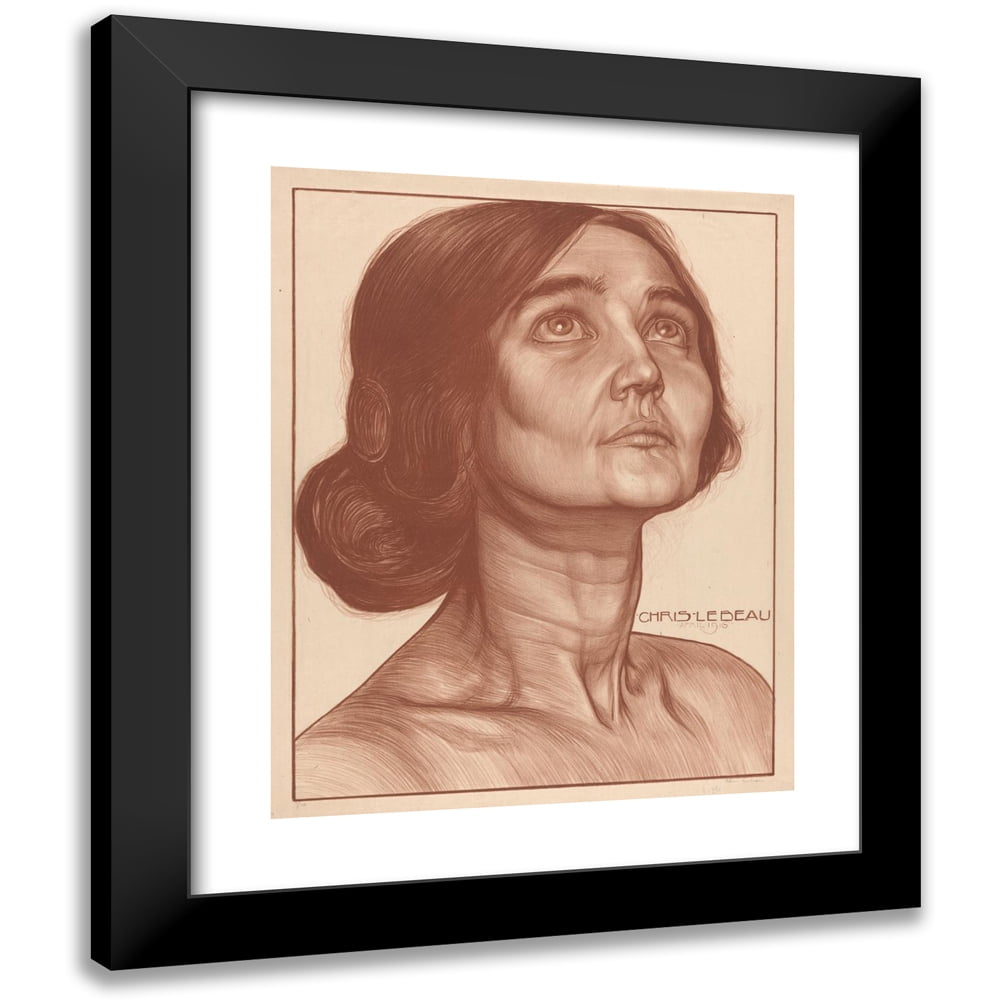 Chris Lebeau 12x14 Black Modern Framed Museum Art Print Titled ...