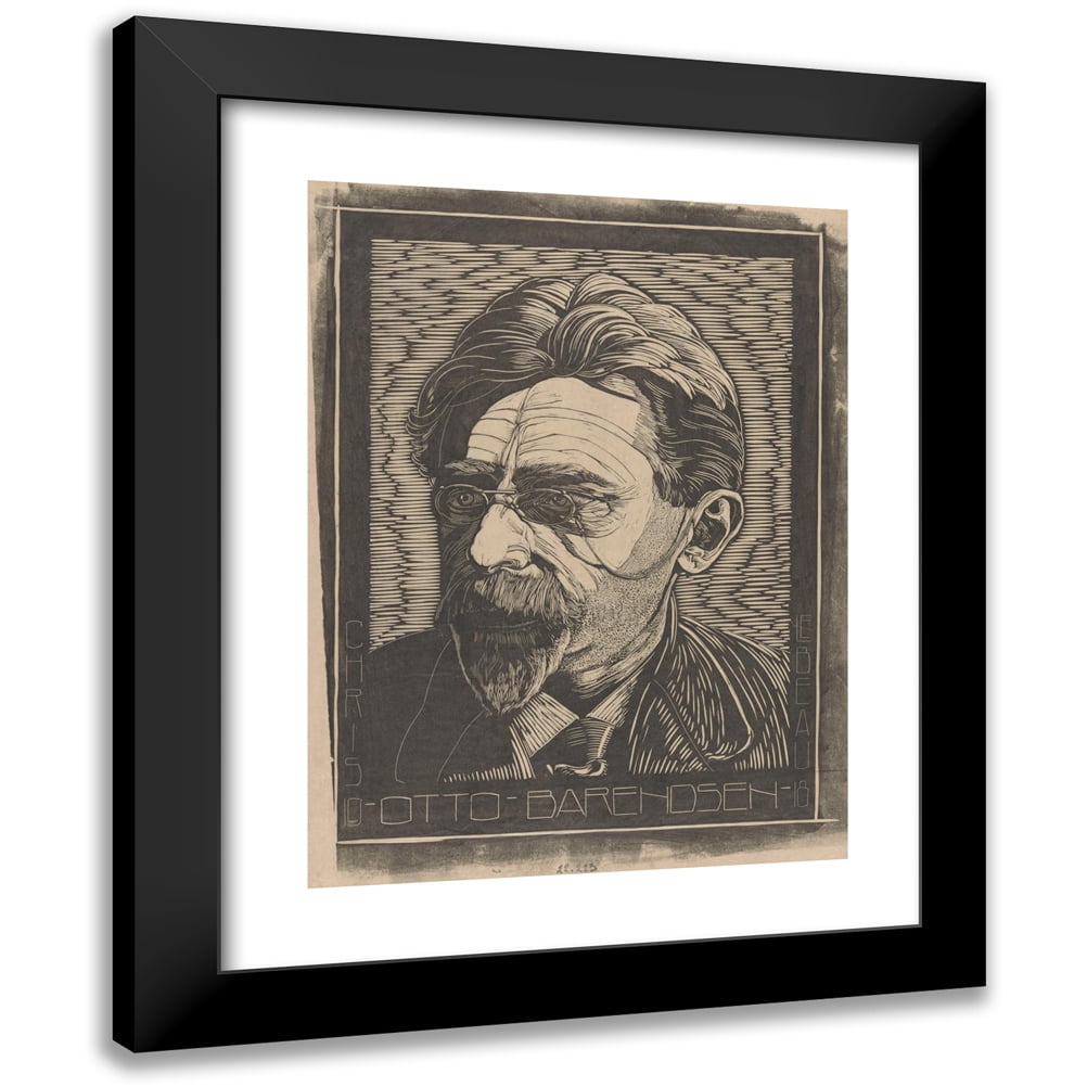 Chris Lebeau 15x18 Black Modern Framed Museum Art Print Titled ...