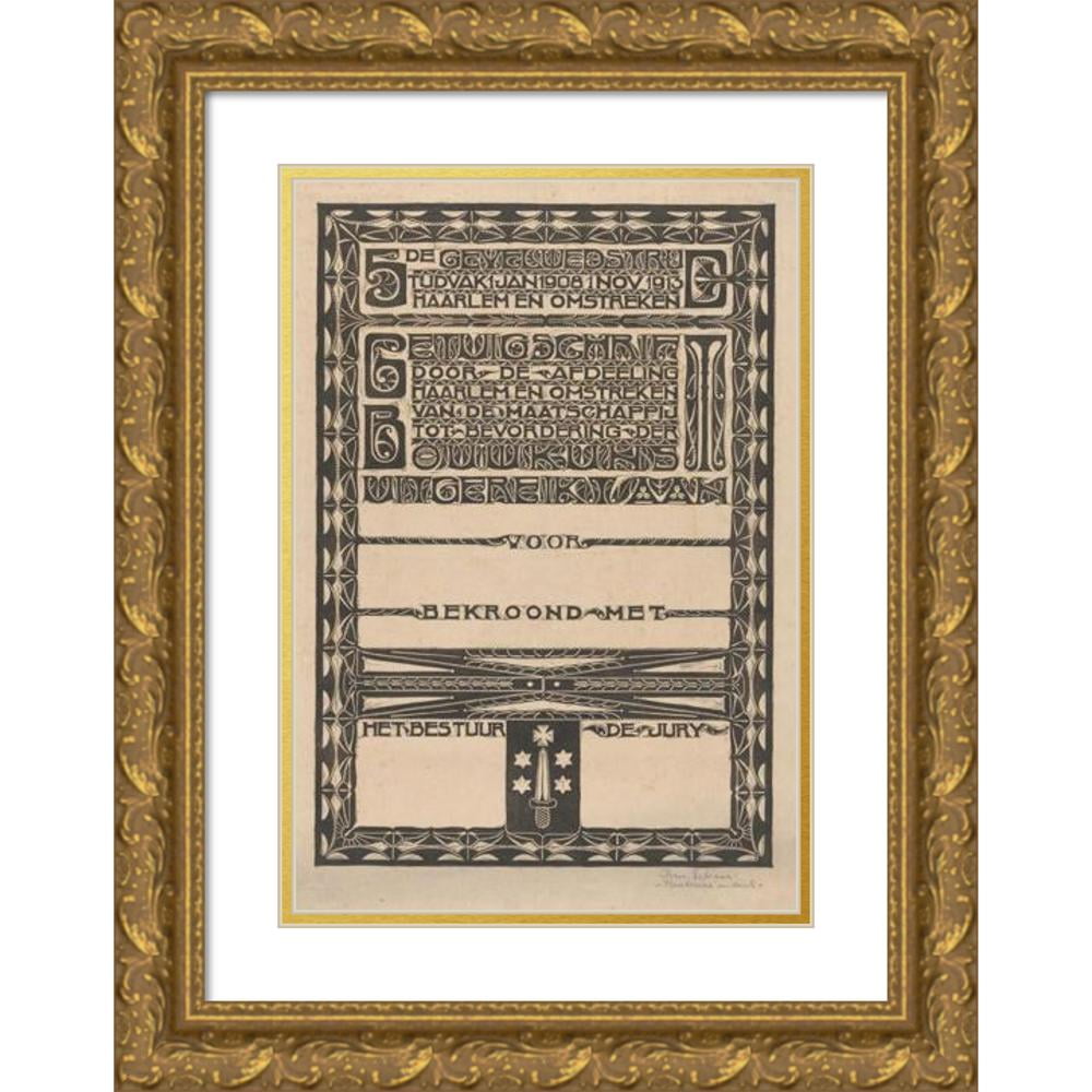 Chris Lebeau 17x24 Gold Ornate Framed and Double Matted Museum Art ...