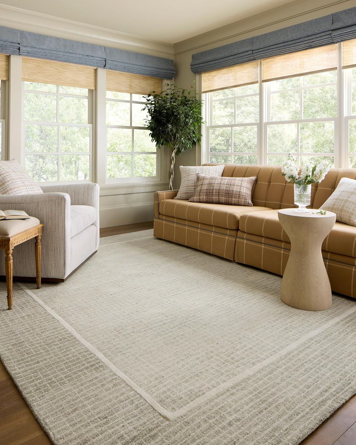 Chris Loves Julia Briggs Collection, Sage & Ivory, 2'-3" X 3'-9" Accent ...