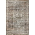 Chris Loves Julia x Loloi Jules Ink / Terracotta 2'-6" x 12'-0" Runner ...