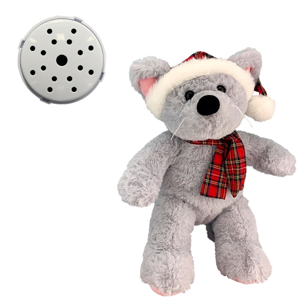 Chris Mouse 16 Inch Plush Toy with Recorder - Soft, Customizable, and ...