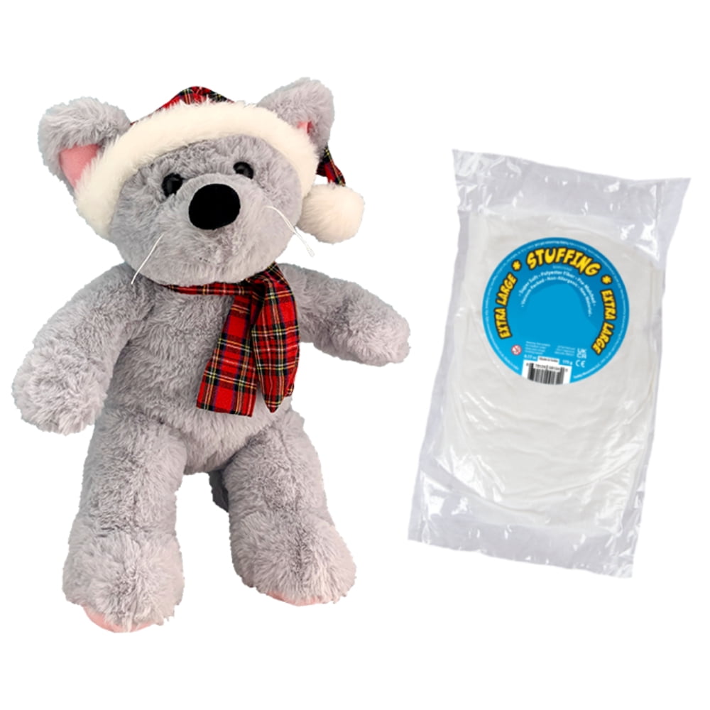 Plush Gear Chris Mouse 16" DIY Plush Toy Kit – No-Sew Hand-Stuffed ...