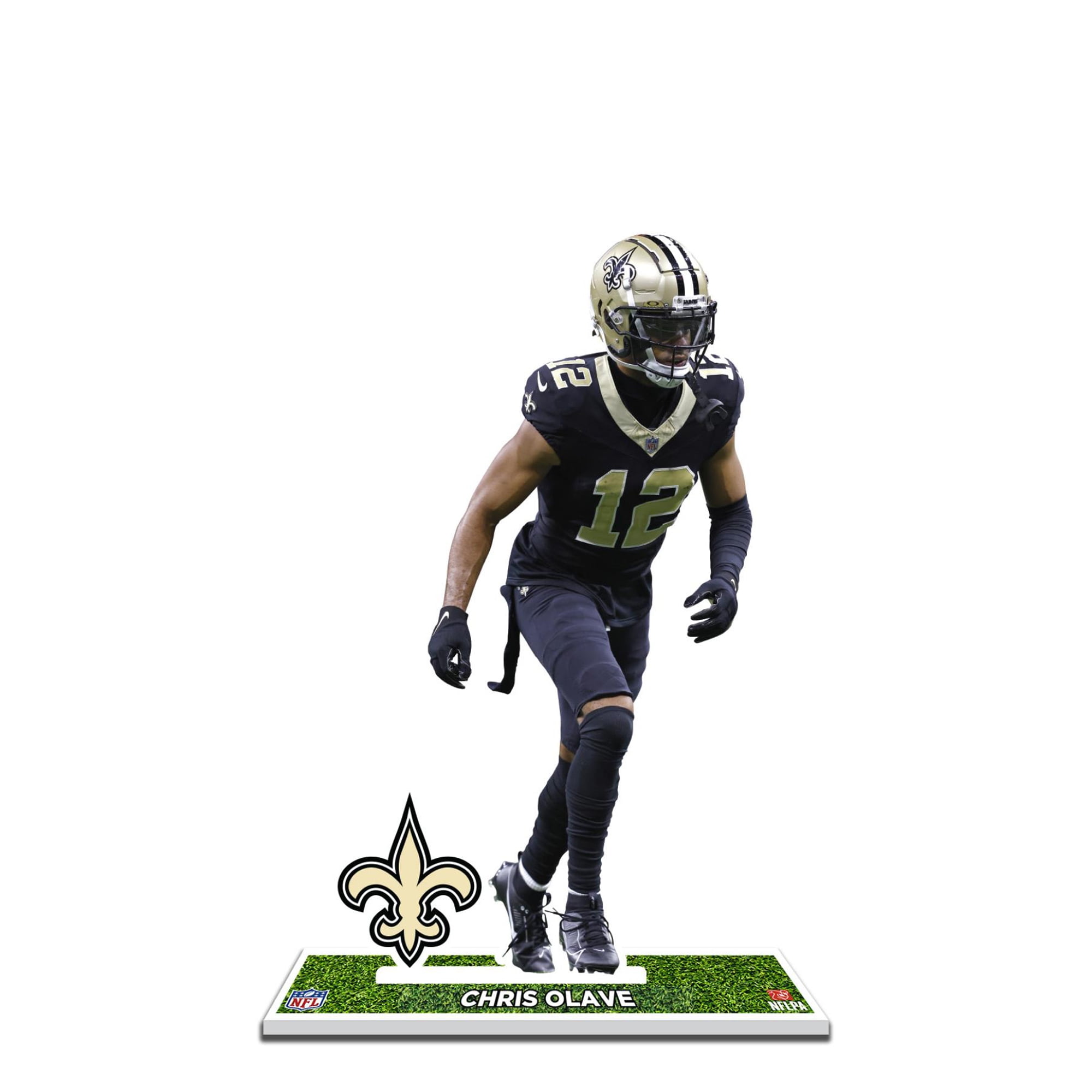 Chris Olave New Orleans Saints 12'' Player Standee Desktop Display ...