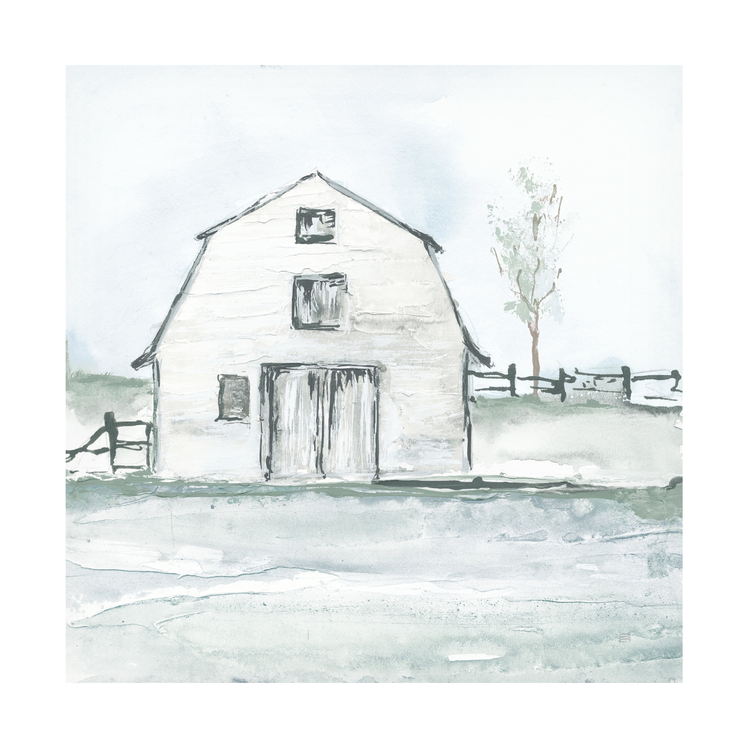 Chris Paschke 'Neutral Barn III' Canvas Art - Walmart.com