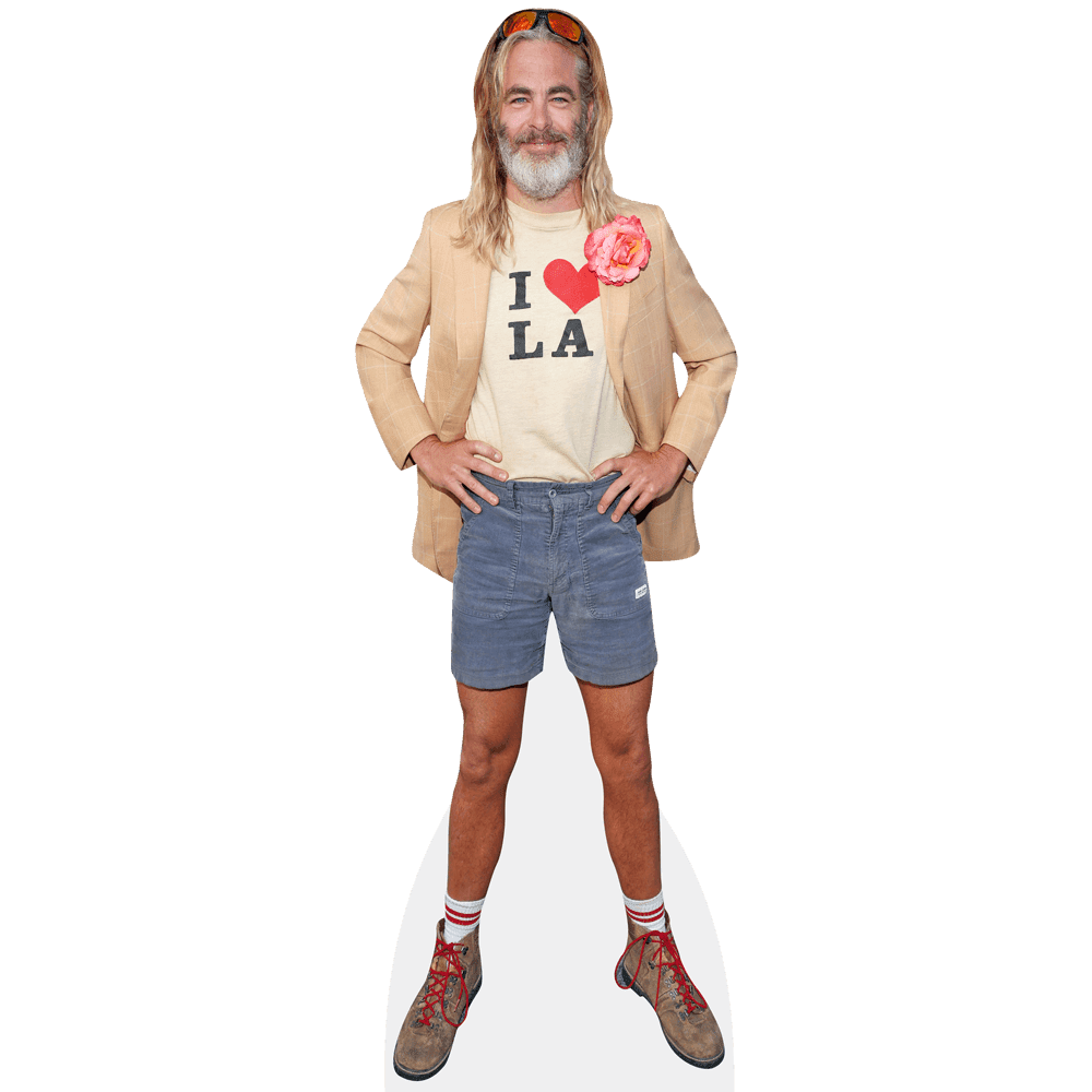 Chris Pine (Shorts) Mini Size Cutout. Standee. - Walmart.com