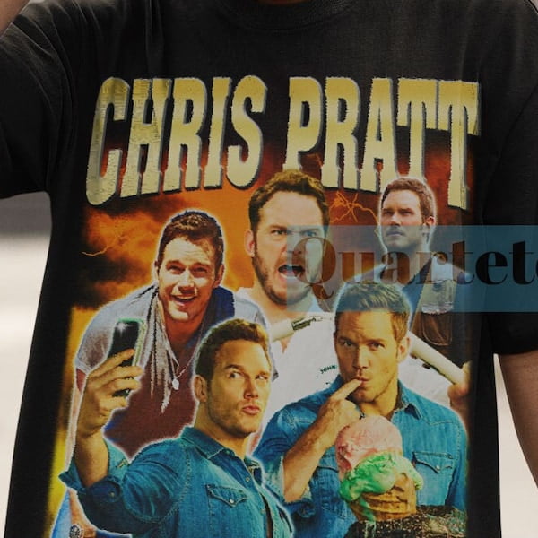 Chris Pratt, Chris Pratt Shirt, Actor Chris Pratt Merch, Vintage Chris ...