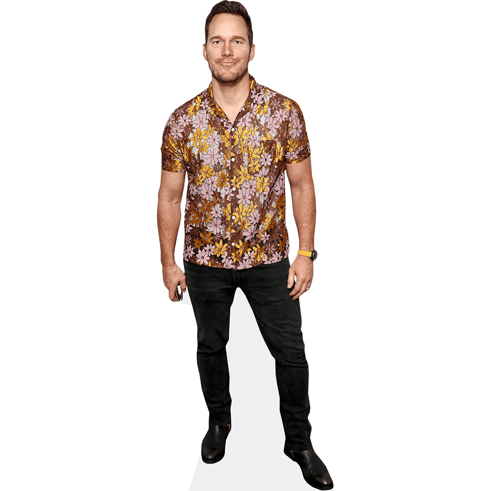 Chris Pratt (Shirt) Mini Size Cutout. Standee. - Walmart.com