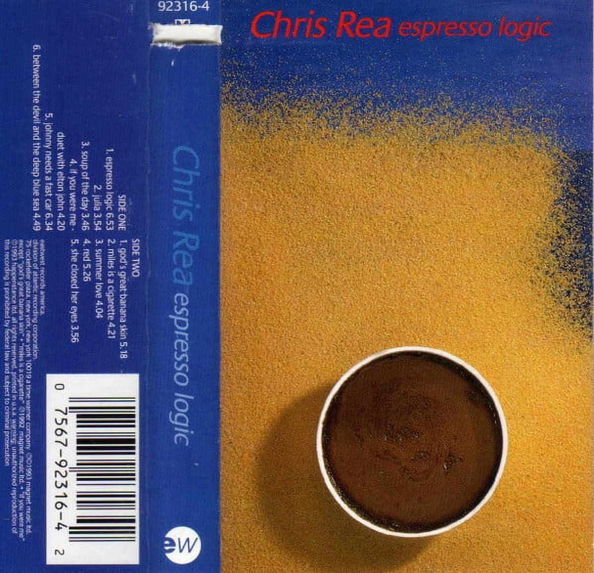 Chris Rea - Espresso Logic (Cassette) - Walmart.com