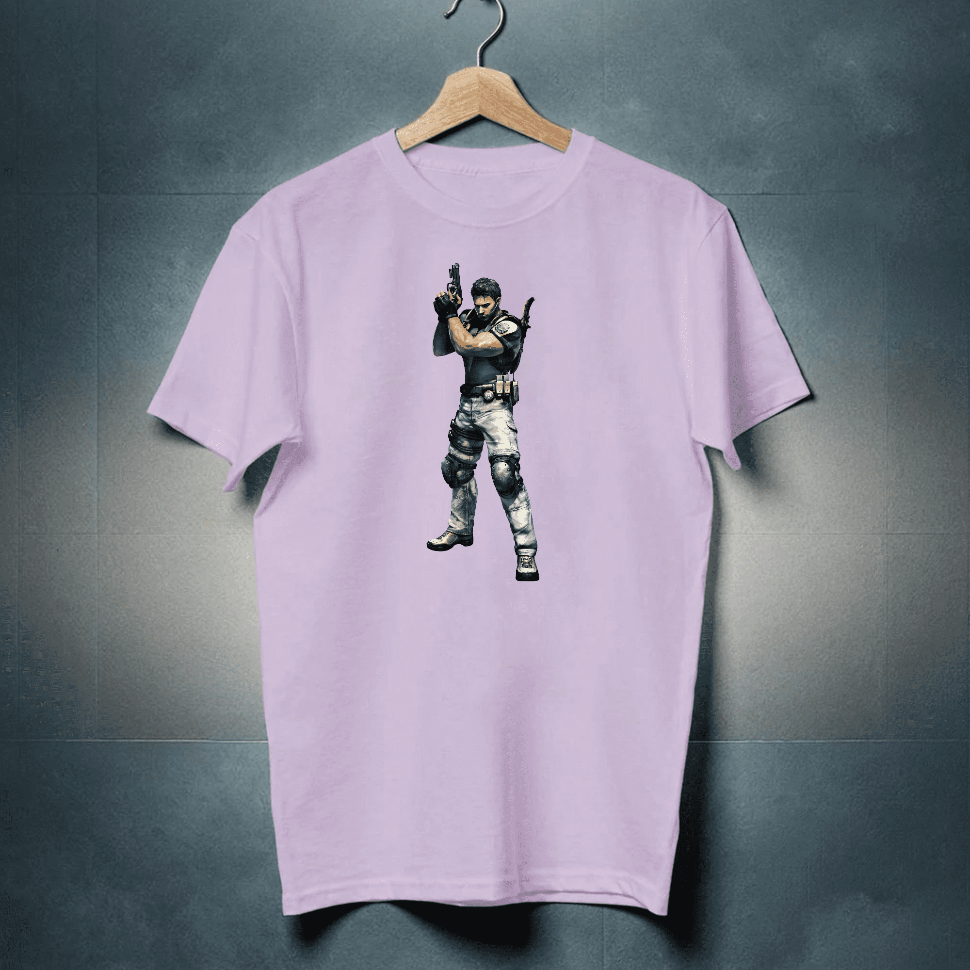 Chris Redfield V1 Residence Evil Biohazard 5 Premium Unisex T-shirt ...