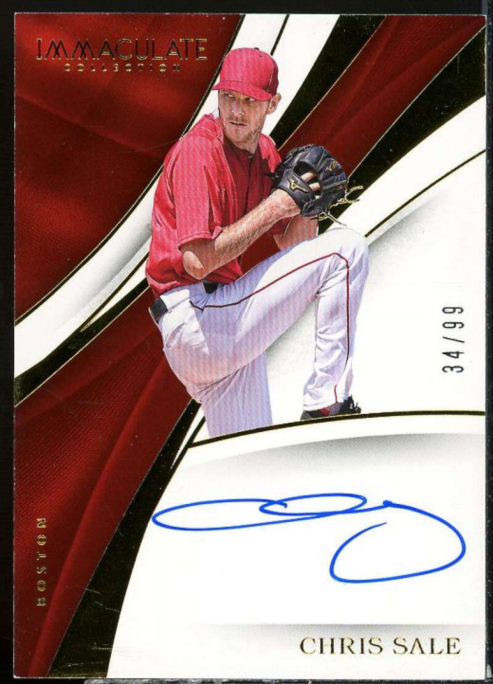 Chris Sale Card 2017 Immaculate Collection Immaculate Signatures #12 ...