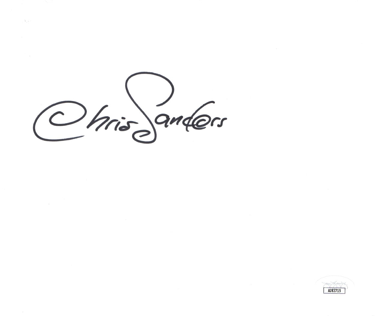 Chris Sanders Signed Autograph Cut Sigature How to Train Your Dragon ...