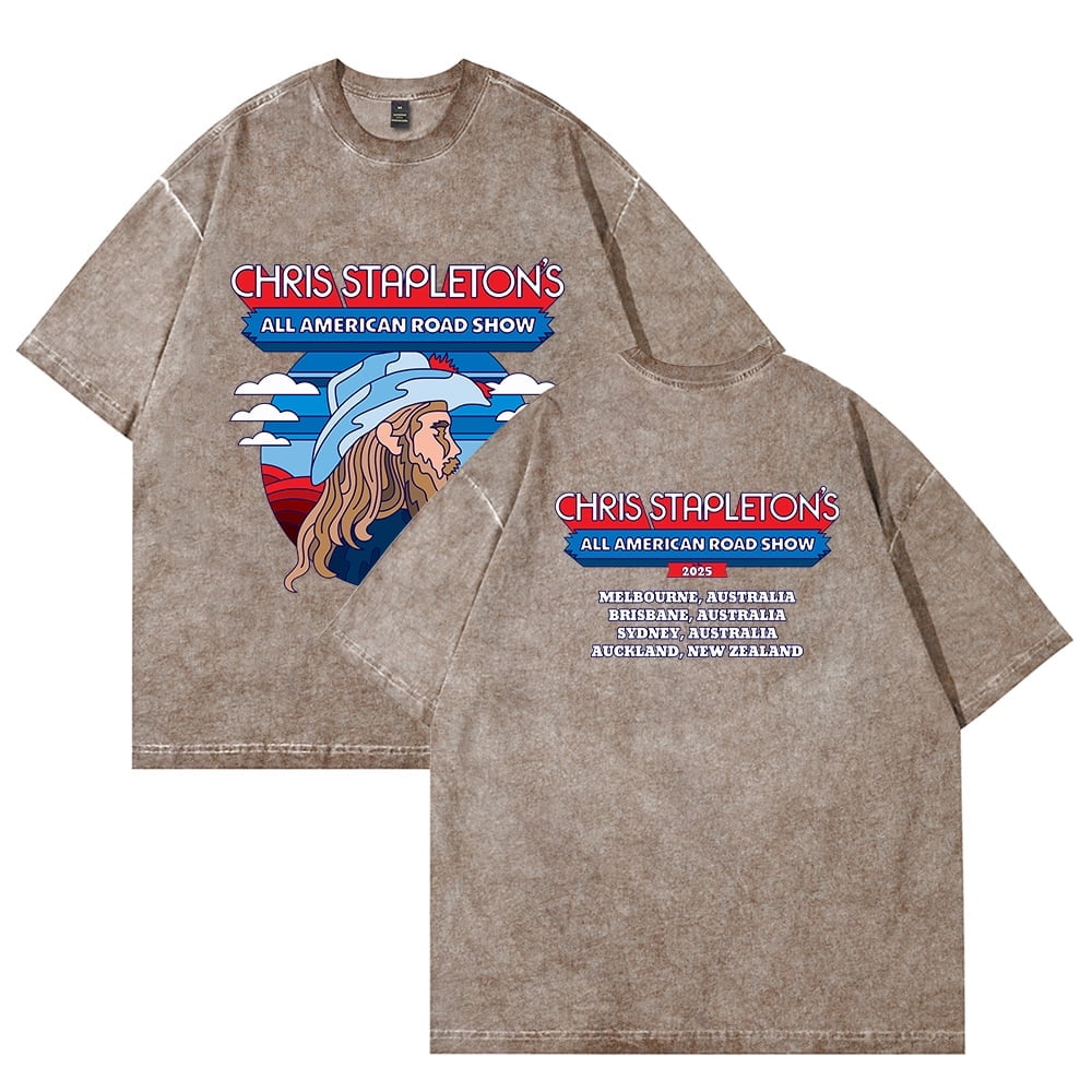 Chris Stapleton 2025 Tour Cotton T-shirts Merch Men Women Vintage ...