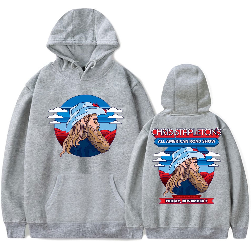 Chris Stapleton 2025 Tour Merch Hoodie Long Sleeve Men Women Vintage ...
