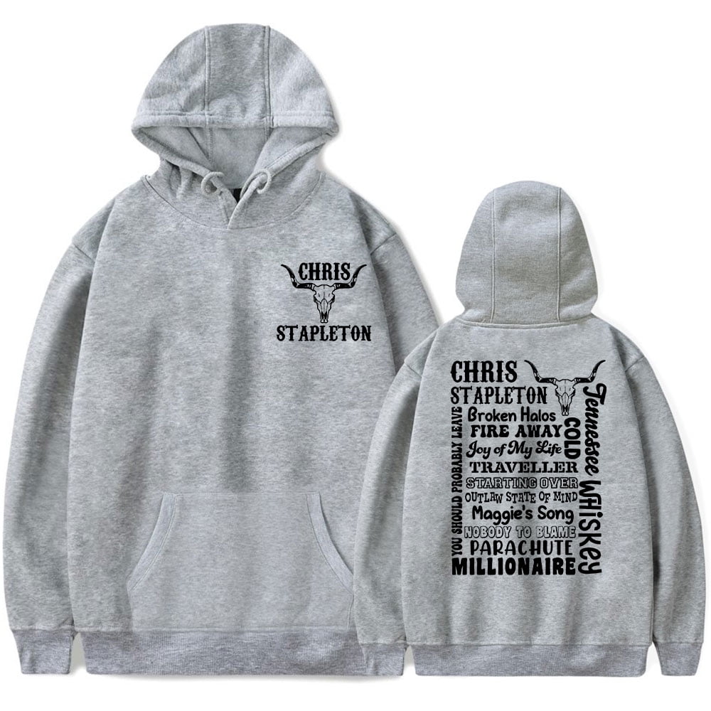 Chris Stapleton 2025 Tour Merch Hoodie Long Sleeve Men Women Vintage ...