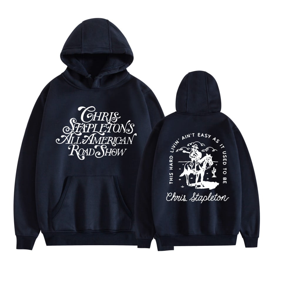 Chris Stapleton 2025 Tour Merch Hoodie Long Sleeve Men Women Vintage ...
