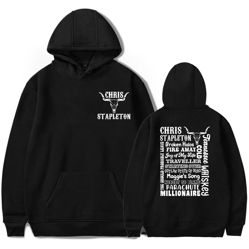 Chris Stapleton 2025 Tour Merch Hoodie Long Sleeve Vintage Fashion xs ...