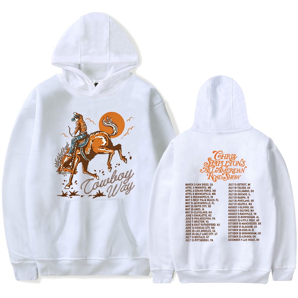 Chris Stapleton 2025 Tour Merch Hoodie Long Sleeve Vintage Fashion xxl ...