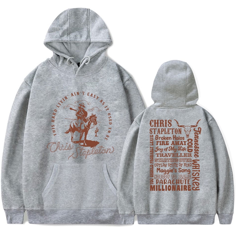 Chris Stapleton 2025 Tour Merch Hoodie Long Sleeve Vintage Fashion xxl ...