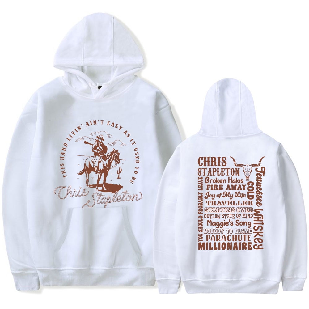 Chris Stapleton 2025 Tour Merch Hoodie Long Sleeve Vintage Fashion ...
