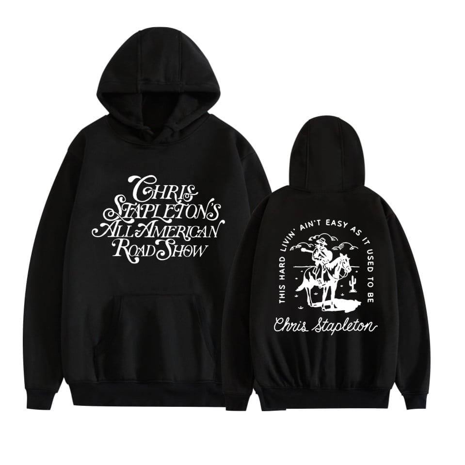 Chris Stapleton 2025 Tour Merch Hoodie long sleeved women's and men's ...