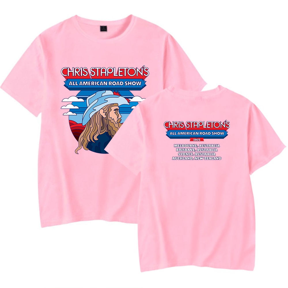 Chris Stapleton 2025 Tour Merch T-Shirt Vintage Fashion Hip Hop Top xxl ...