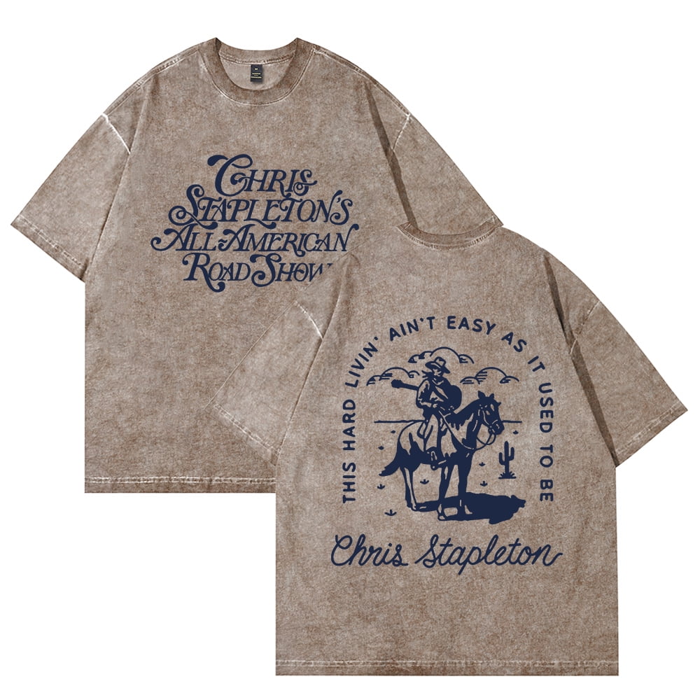 Chris Stapleton 2025 Tour Merch T-shirt Short Sleeve Men Women Vintage ...