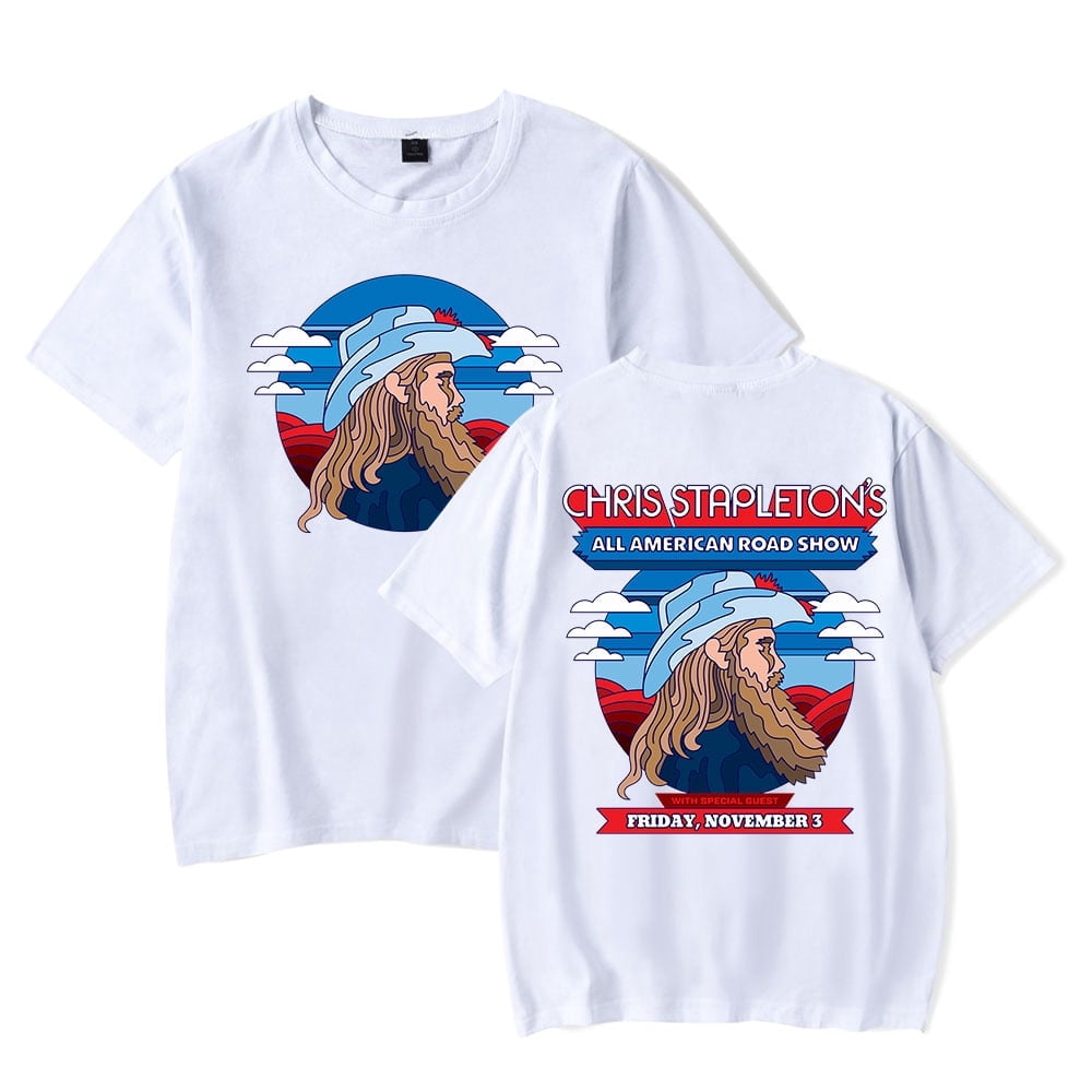 Chris Stapleton 2025 Tour Merch T-shirt Short Sleeve Men Women Vintage ...