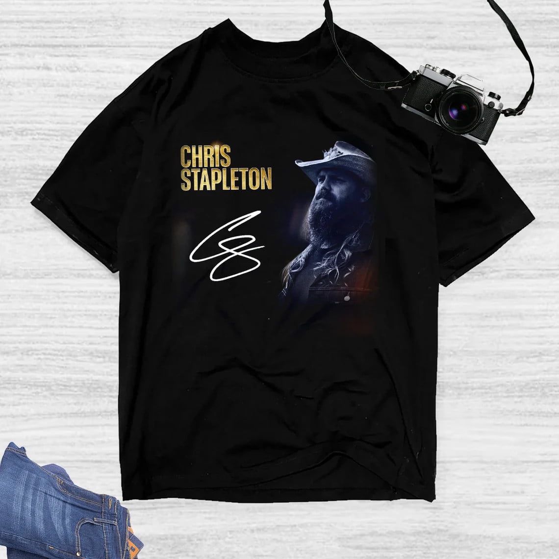Chris Stapleton All American Road Show Tour Shirt Tour Black All Size ...