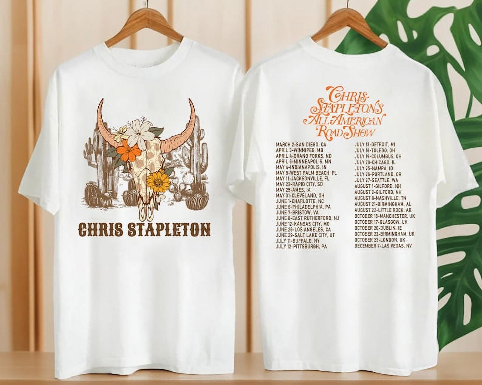 Chris Stapleton Graphic T-SHIRT, All American Road Show 2024 Tour T ... Chris Stapleton Graphic T-SHIRT, All American Road Show 2024 Tour T ...