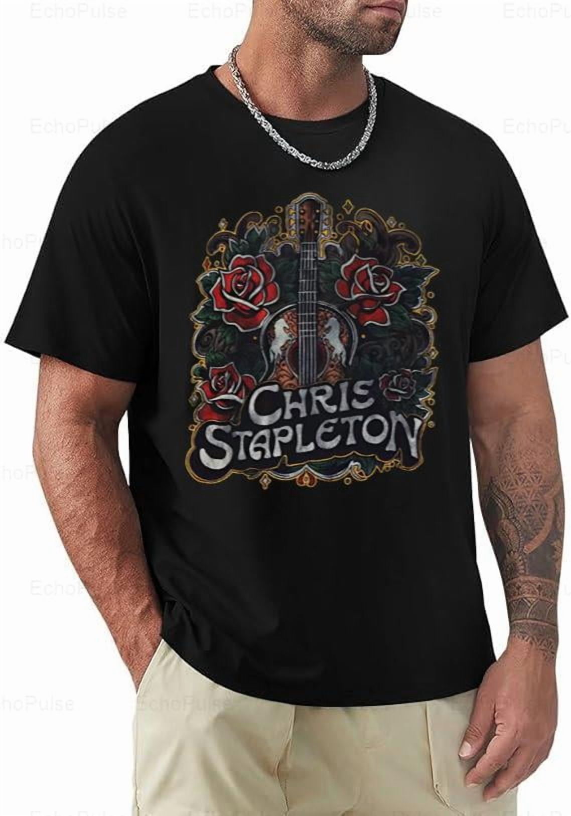 Chris Stapleton Guitar and Roses Graphic Country Music Concert Fan ...