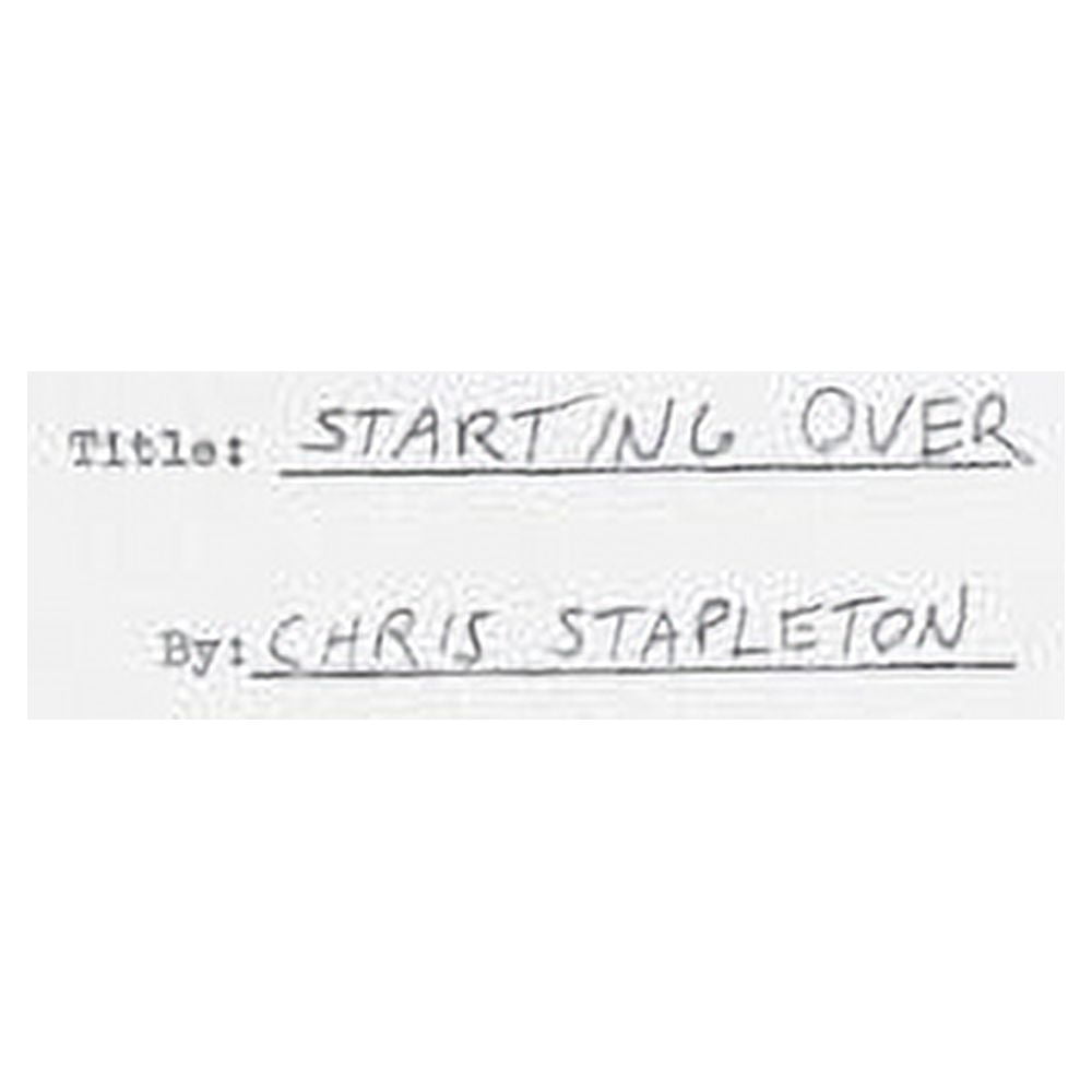 Chris Stapleton - Starting Over - Music & Performance - CD - Walmart.com