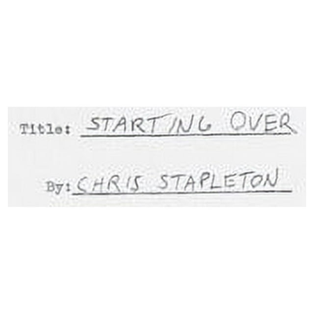 Chris Stapleton - Starting Over - Music & Performance - CD - Walmart.com