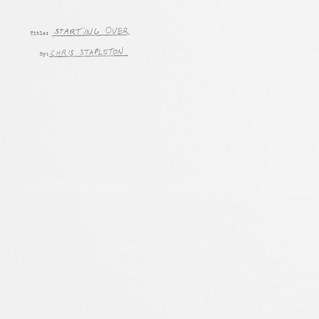 Chris Stapleton - Starting Over - Music & Performance - CD - Walmart ...