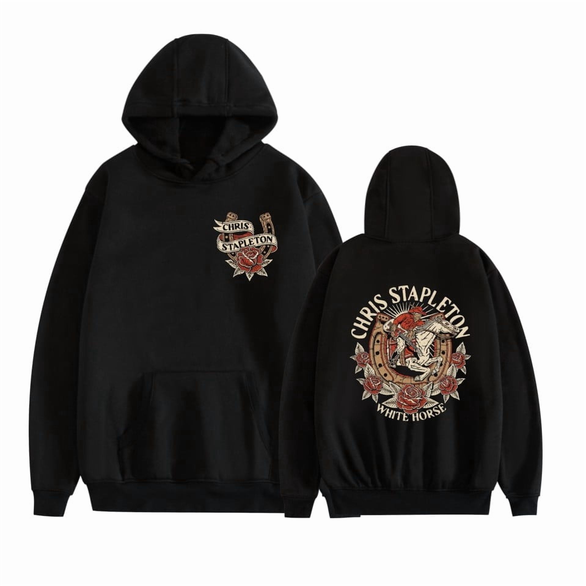 Chris Stapleton Tour Merch Unisex Retro Cotton-Blend Long Sleeve Casual ...