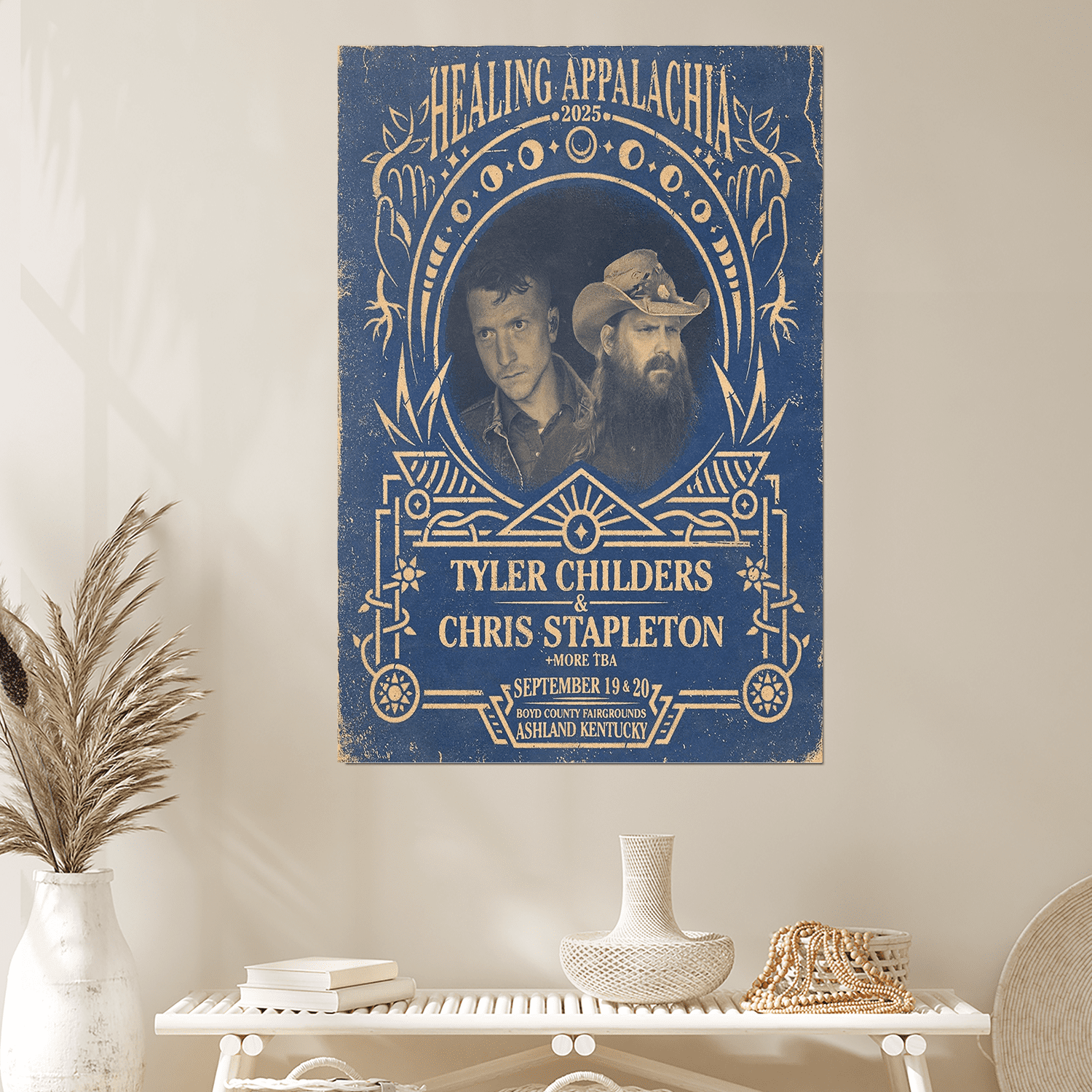 Chris Stapleton and Ty.ler Childers at Healing Appalachia 2025 Tour ...