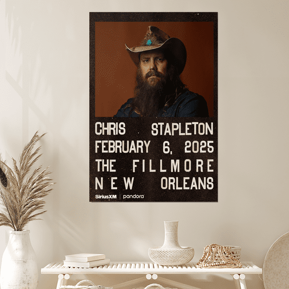 Chris Stapleton at The Fillmore in New Orleans Poster Size 24''x36 ...