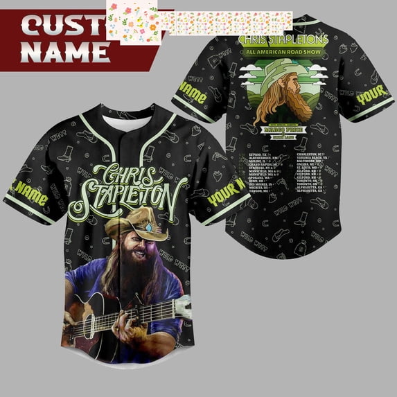 Chris Stapleton s All American Road Show Black Design Personalized ...
