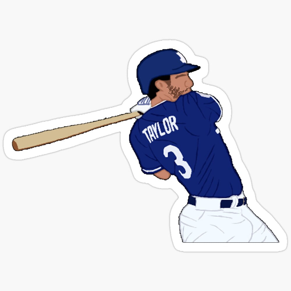 Chris Taylor La 3 Sticker Baseball Sticker, Football Sticker ...